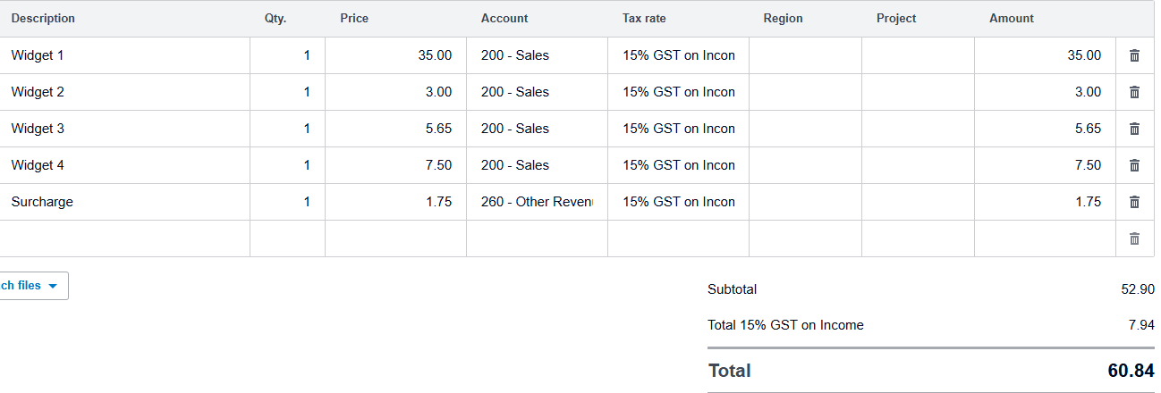 How to manually add a rounding adjustment in Xero