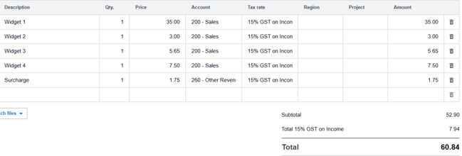 How to manually add a rounding adjustment in Xero