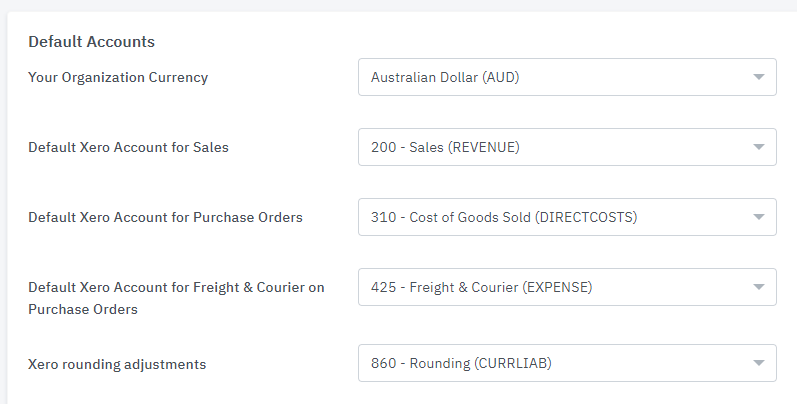 Account Mapping between Autotask and Xero (GL Codes)