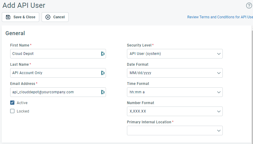 Autotask API User Credentials