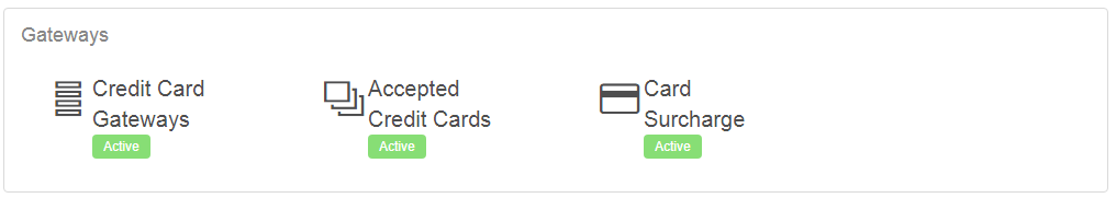 Setting up Card Surcharges
